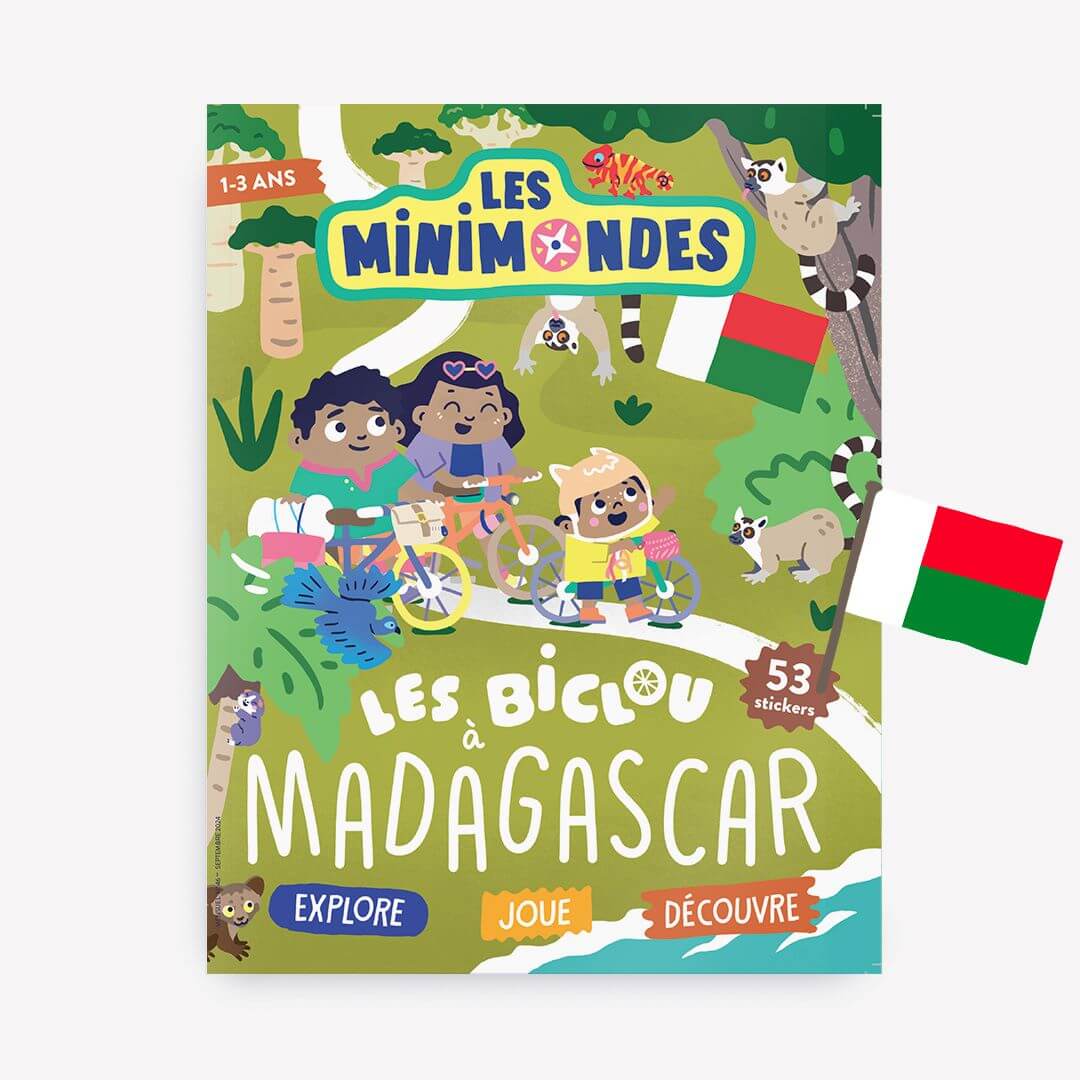 Magazine Madagascar Pour Enfants de 1 à 3 ans - Les Mini Mondes