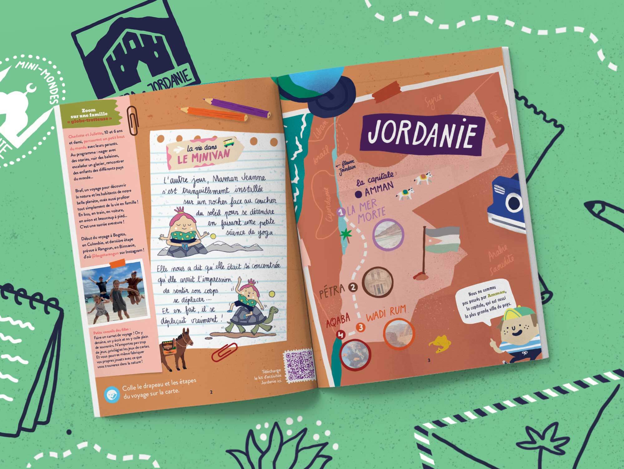 Le magazine enfants Jordanie - Dès 1 an - Les Mini Mondes